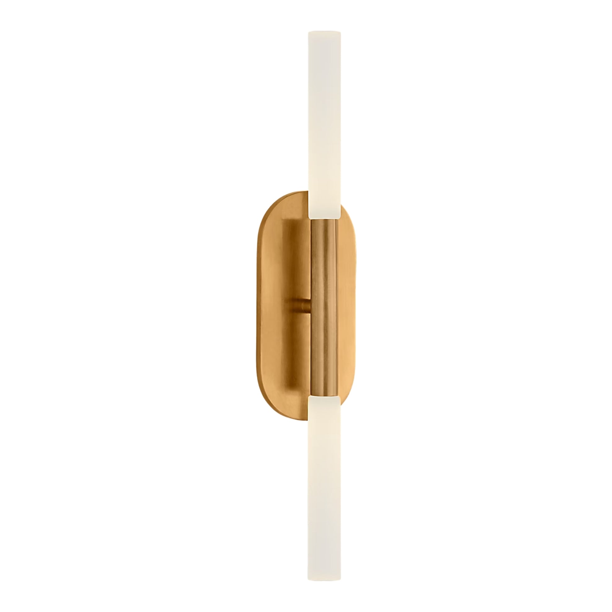 Kelly Wearstler Rousseau Medium Double Vanity Wall Sconce - Brass ...