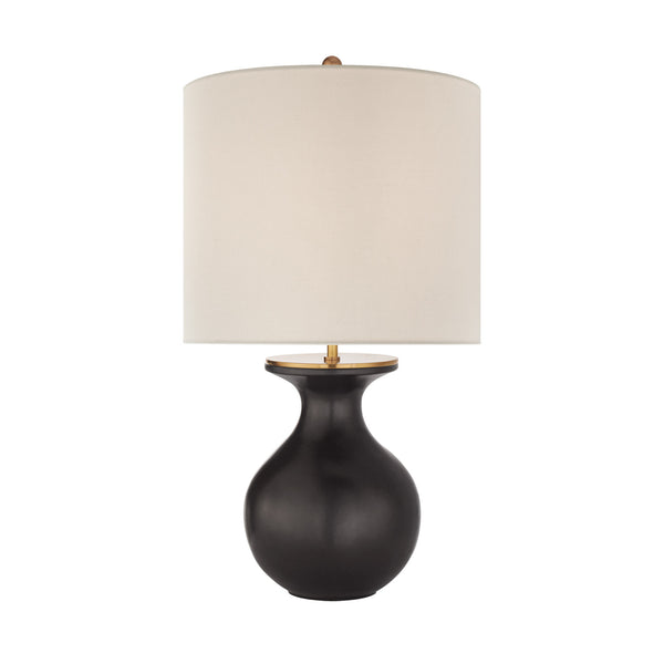 Kate Spade Albie Small Linen Table Lamp - Metallic Black – Luxe Pendant ...