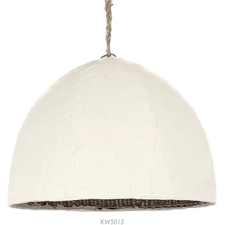 Chinara Small Clay Dome Pendant Light – Luxe Pendant Lighting