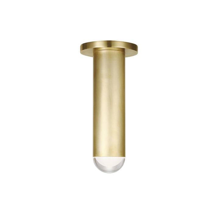 Kelly Wearstler Ebell Medium Monopoint Flush Mount - Natural Brass ...