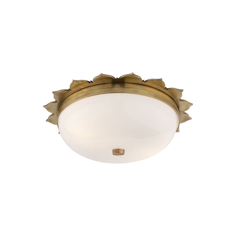 Alexa Hampton Rachel Small Flush Mount Ceiling Light - Brass – Luxe ...