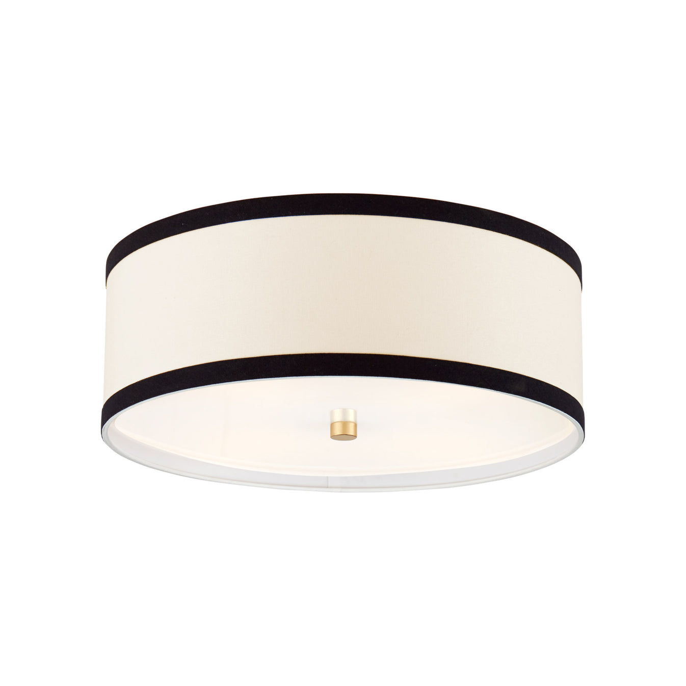 Kate Spade Walker Medium Flush Mount Ceiling Light - Black Trim – Luxe ...