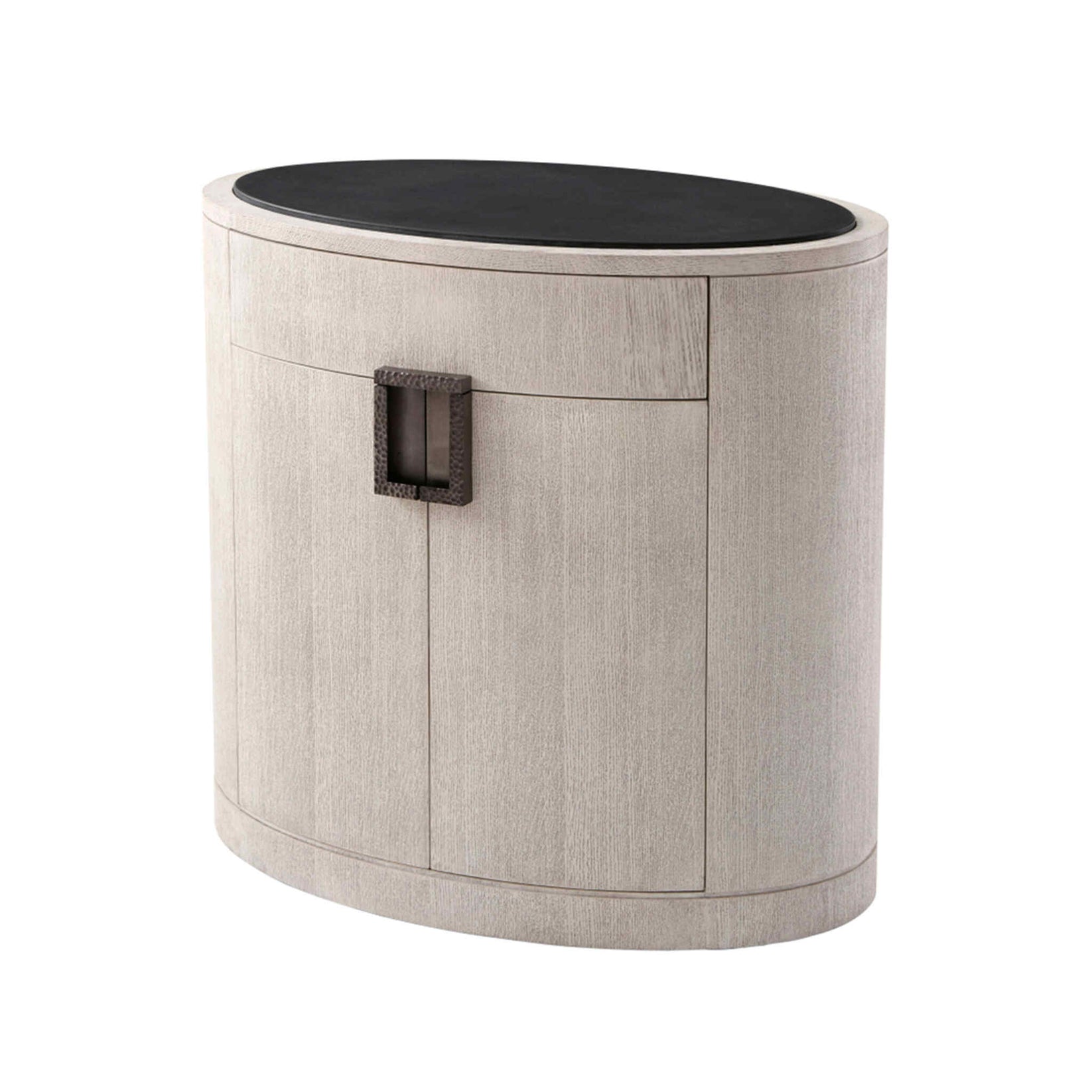 Theodore Alexander Nario Nightstand Bedside Table - Brushed Gowan ...